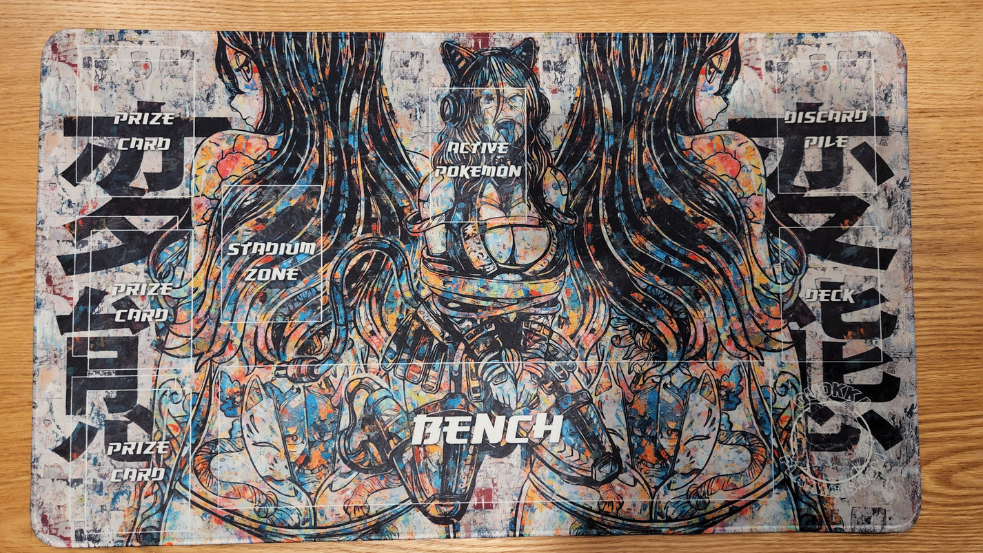 Anime Girls Artistic Design - Quokka TCG Playmat