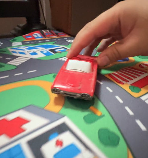 Kids Car Town from Childhood - Mousepad Deskmat Playmat (artist designed)