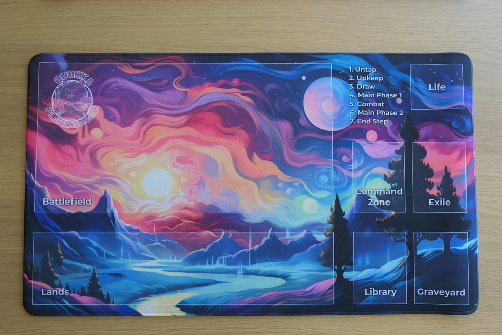 Artistic Landscape Design - Yu-Gi-Oh! Quokka TCG Playmat