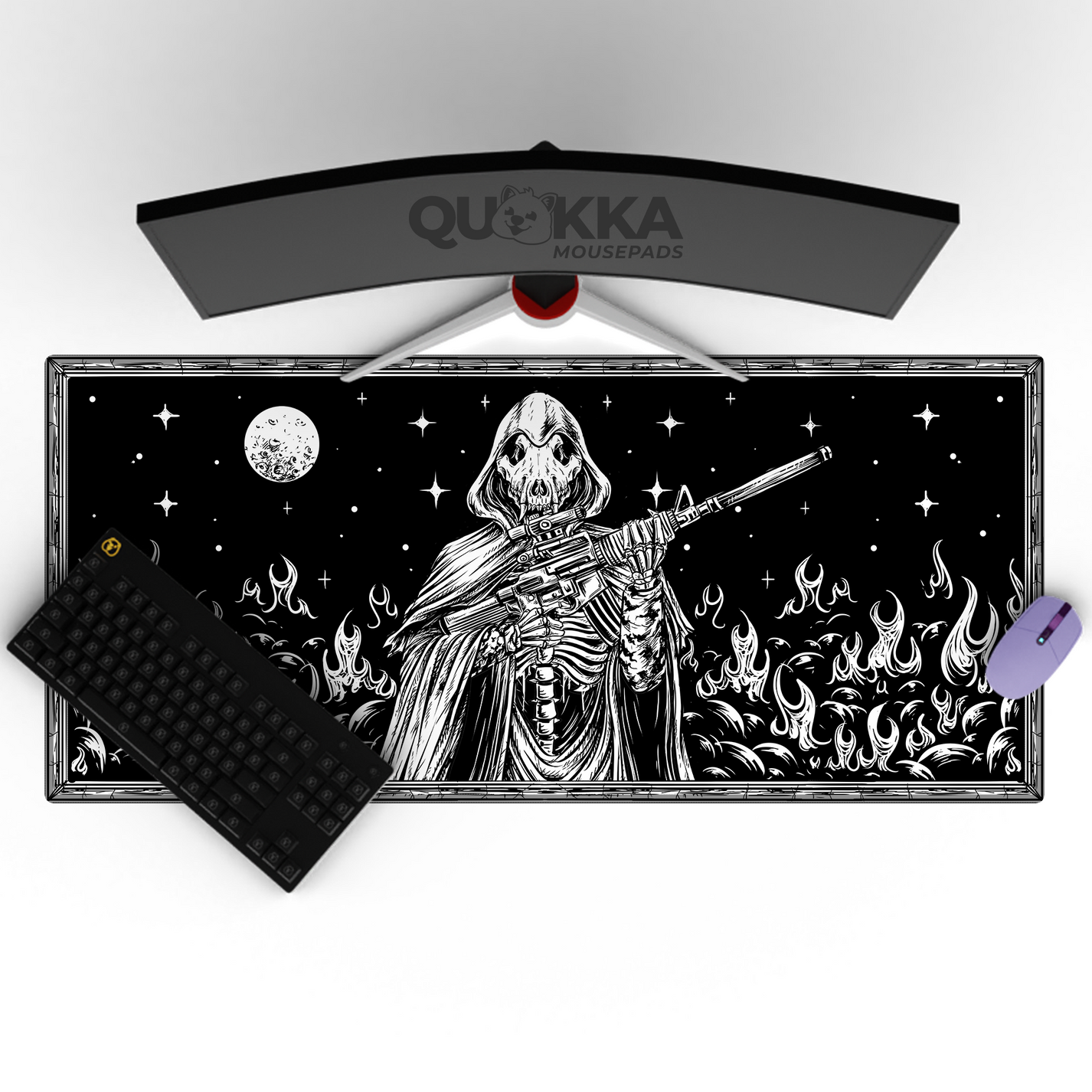 Epic Skull Tactical Reaper Design Mousepad Deskmat – QuokkaMousepads.com