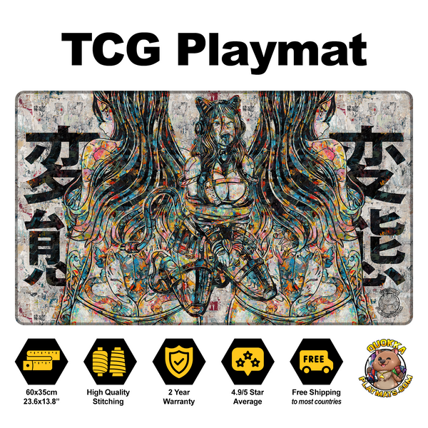 Anime Girls Artistic Design - Quokka TCG Playmat